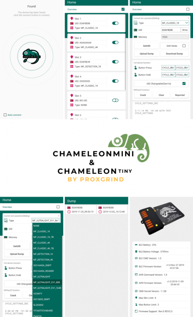 ChameleonTiny Pro - Key Sniffer 8-in-1 Emulator - MTools Tec