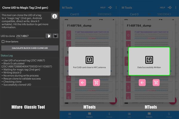 China Mifare Key Fob UID Changeable - MTools Tec