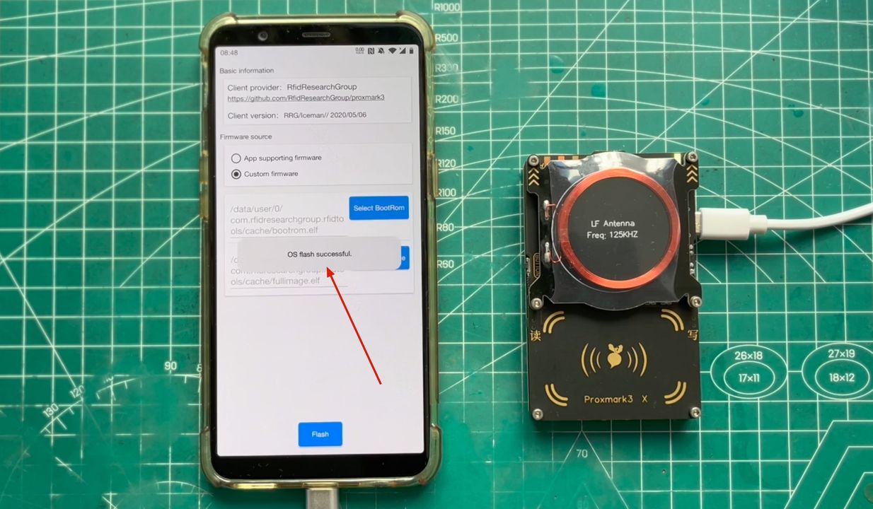 How to Flash Firmware of Proxmark3 X on the Phone - MTools Tec