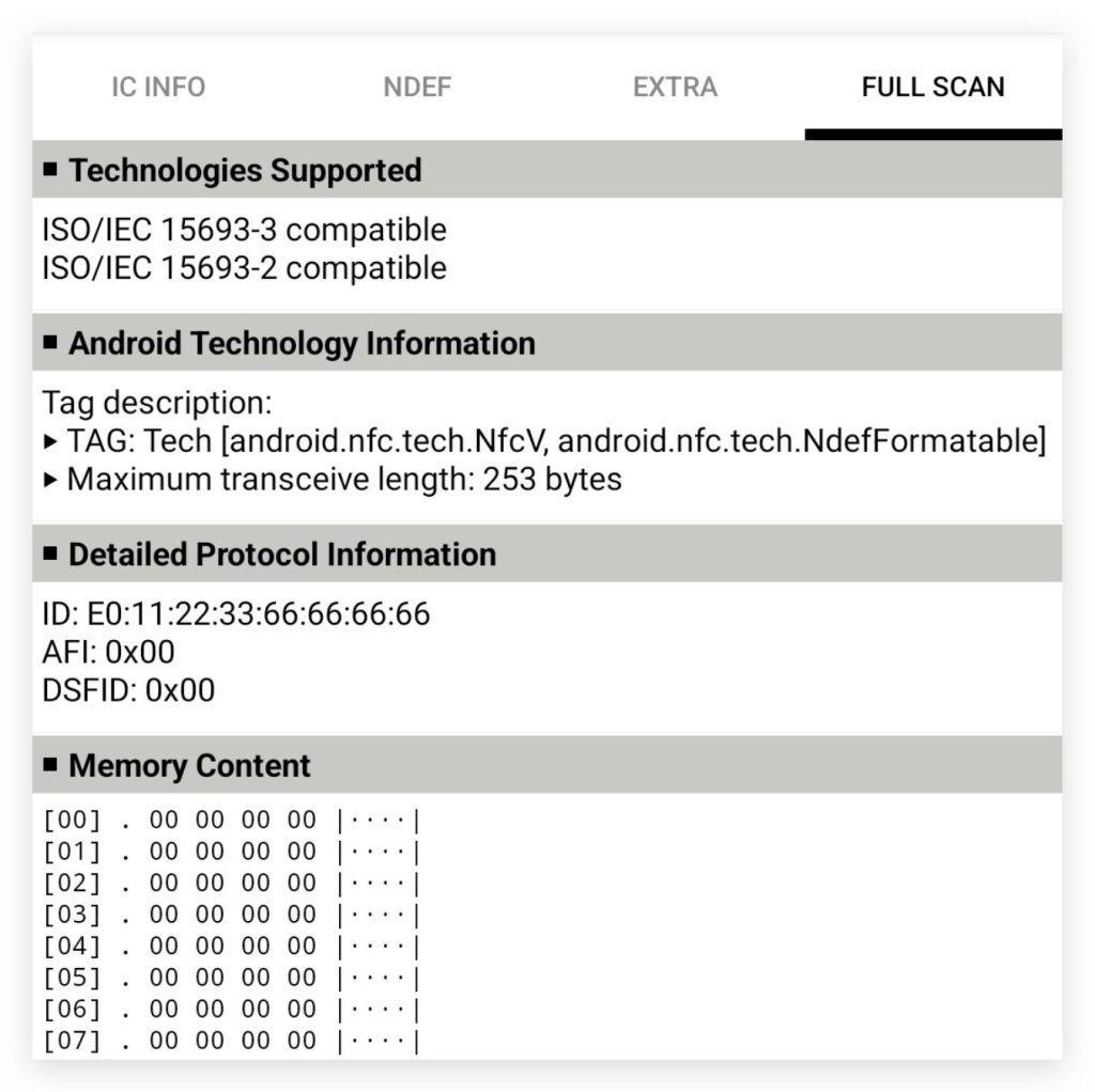 Gen2 UID Changeable ISO15693 TAG - NFC DirectWrite - MTools Tec