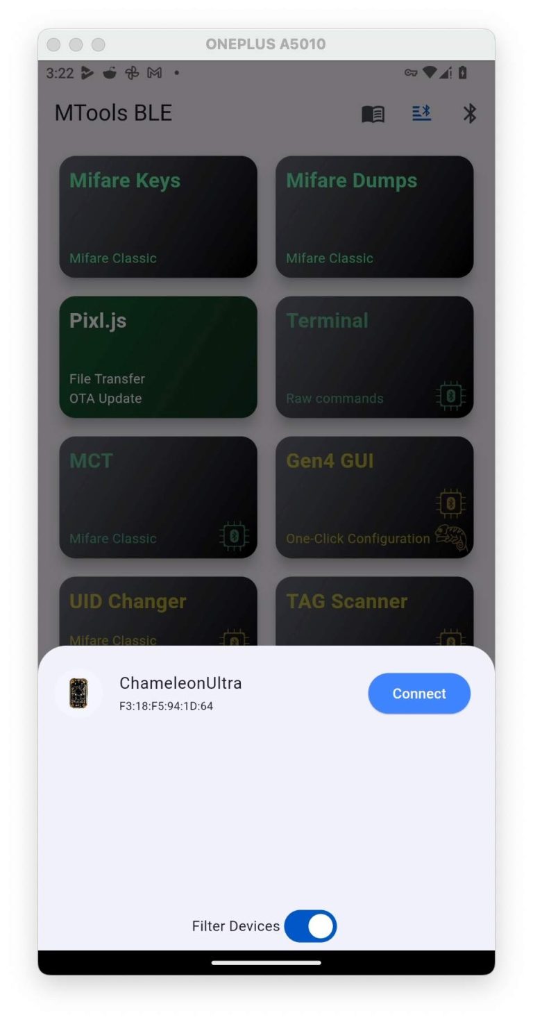 How to use mfkey32 on ChameleonUltra devices - MTools Tec