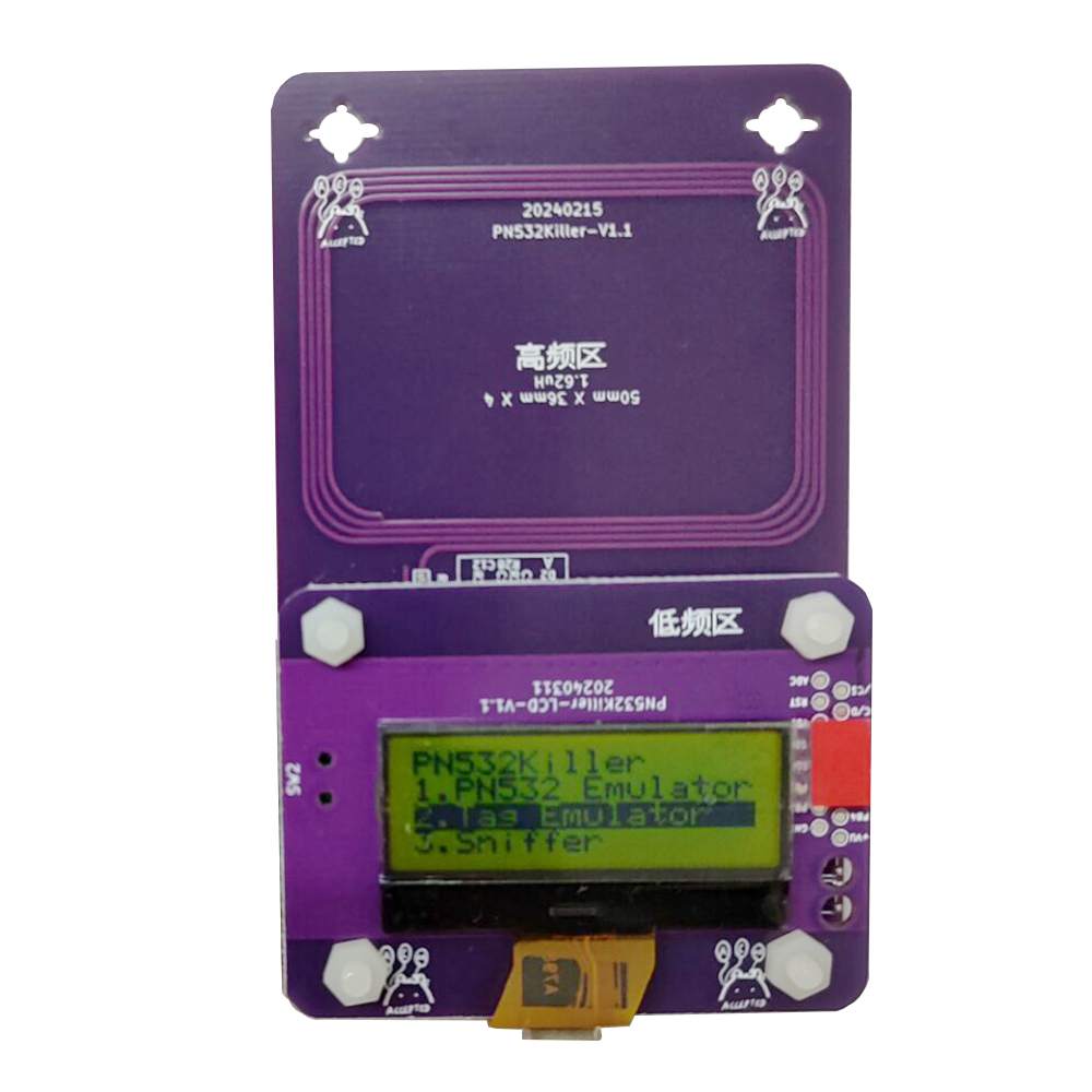 PN532Killer - ISO14443A ISO14443B ISO15693 EM4100 Reader Emulator Sniffer - MTools Tec