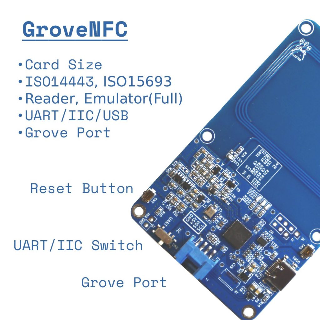 GroveNFC Open-Source NFC Module for M5 Devices - MTools Tec